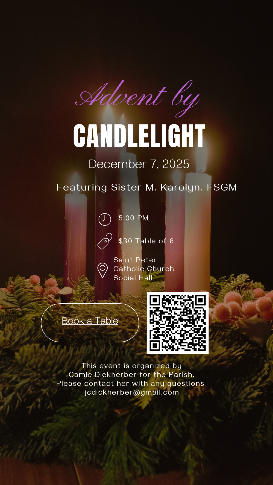 Advent by Candlelight > St. Peter Catholic Church