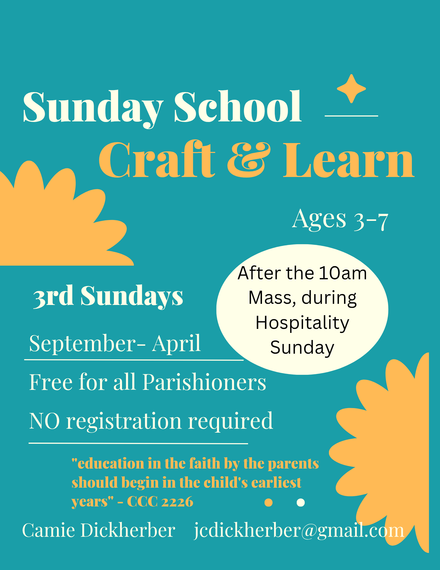 Sunday School | St. Peter Parish
